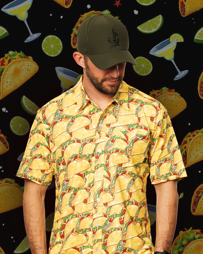 Taco Button Up ADULT – Livin Hooked